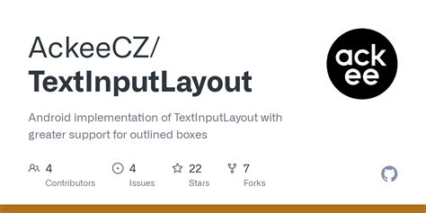 Github Ackeecztextinputlayout Android Implementation Of