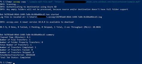 Using Service Principal With Azcopy And Azure Cli To Manage Blobs In