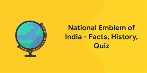 National Emblem Of India Facts History Quiz Entri Blog