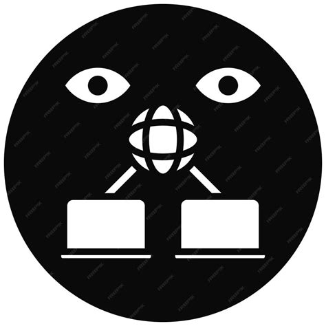 Premium Vector Network Monitoring Vector Icon Illustration Of
