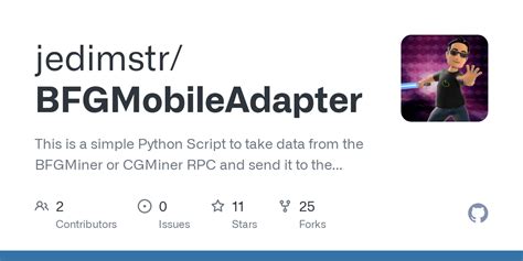Github Jedimstr Bfgmobileadapter This Is A Simple Python Script To Take Data From The