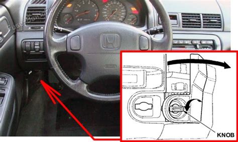 Honda Prelude 1996 2001 Fuse Box Diagrams And Locations