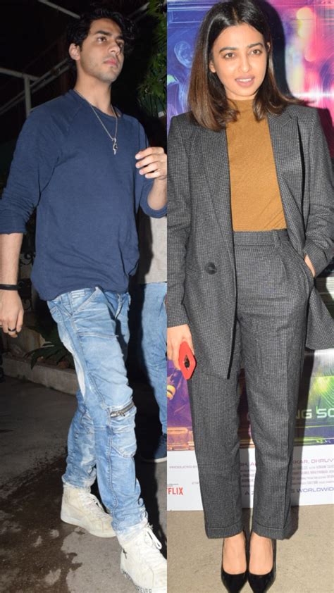 Aryan Khan Radhika Apte And Others Attend Special Screening Of Almost Pyaar With Dj Mohabbat
