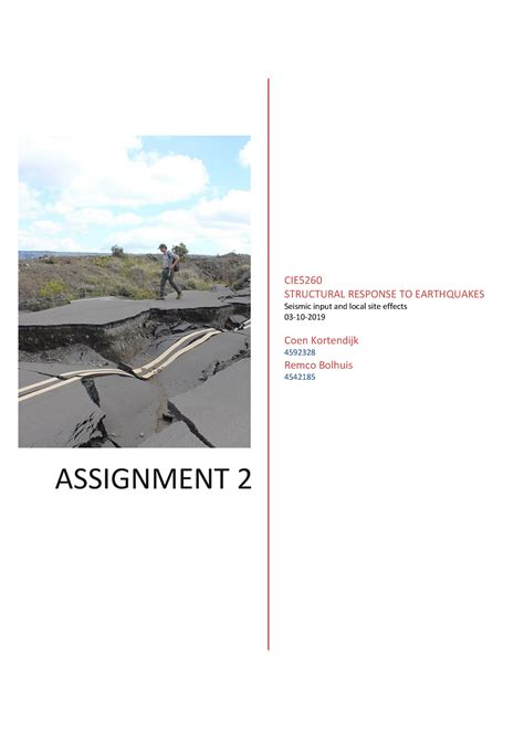 Assignment 2 2019 Warning Tt Undefined Function 32 Assignment 2 Cie Structural Response To