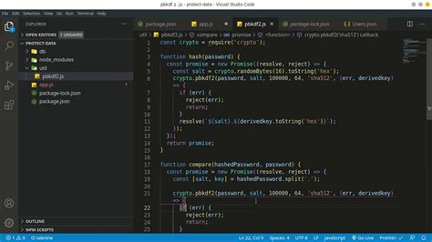 Hash A Password With Pbkdf Nodejs Arabic YouTube