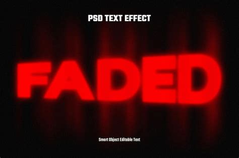 Premium PSD Fade Editable Text Effect
