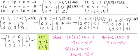 Matrix Linear Systems