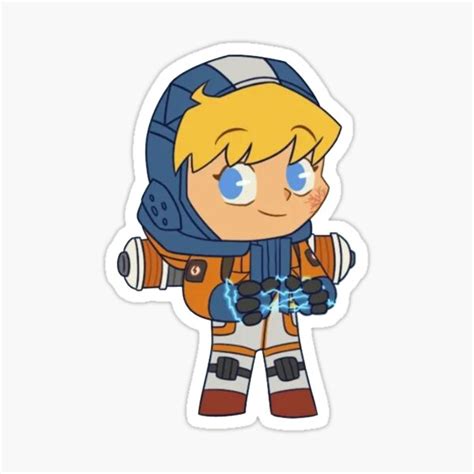 Chibi Wattson Apex Legends Battle Royale Sticker For Sale By Wholeuniverse Redbubble
