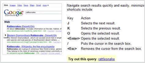 Google Search With Keyboard Shortcuts Keys
