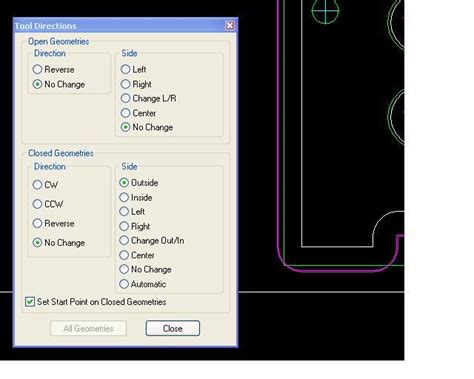 Specifying Router Bit Offsets In Alphacam