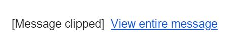 Avoiding Gmail Clipping