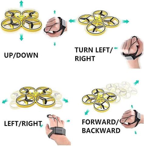 gesture control drone 360 flips gesture control drone rc quadcopter