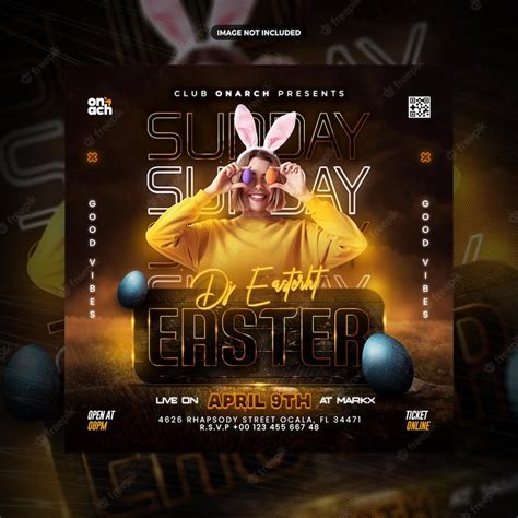 Premium Psd Happy Easter Flyer And Social Media Post Template