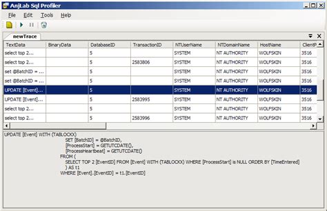 Sql Server 2005 Express Editionに発行されたsql文をトレースするには？ ＠it