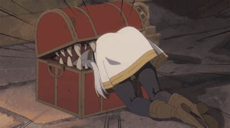Frieren Beyond Journeys End Frieren Monster Chest GIF Frieren Beyond
