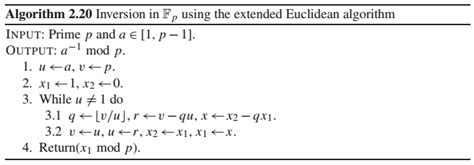 Algorithms Fastest Way To Find Modular Multiplicative Inverse Mathematics Stack Exchange