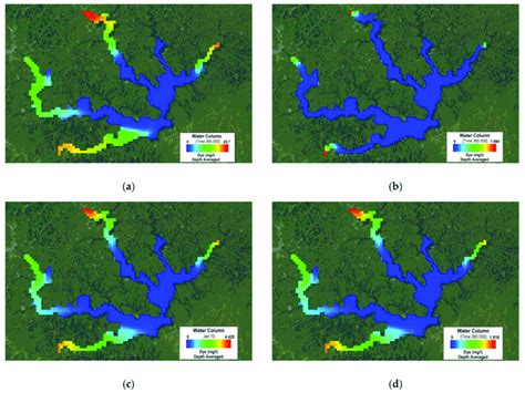 The Simulated Concentration Distribution Of Cod Nh 3 N Tn And Tp In