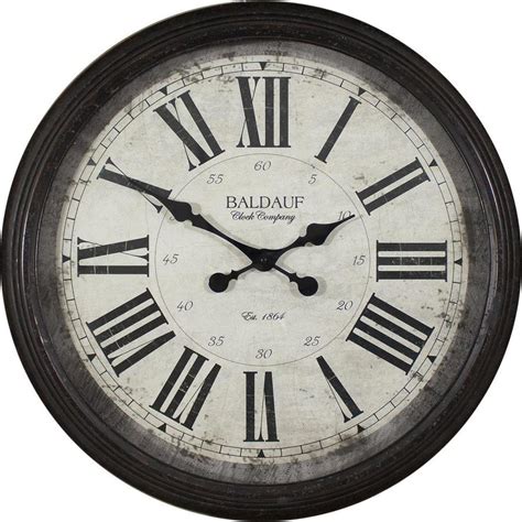 Analog Round Indoor Wall Clock At