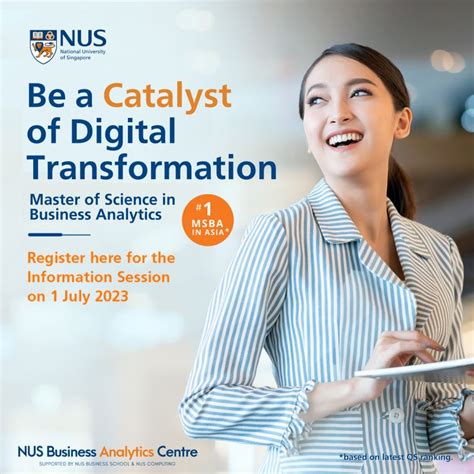 Nus Masters Of Science In Business Analytics Msba On Linkedin
