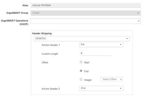 Unable To Map Inner Destination Ip Addresses Using Header Stripping