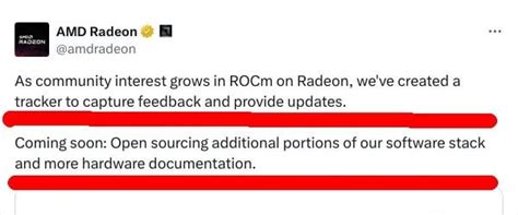 Amd Says Theyll Be Open Sourcing More Of Their Gpu Software Stack And Hardware Docs Rphoronixcom
