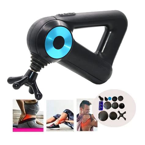 Massageador Corporal Eletrico 12 Acessorios 6 Modos Dor Muscular ...