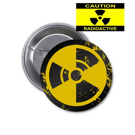 Значок Radiation Nuclear радіація — ціна 35 грн у каталозі Сувеніри Купити товари для дому та
