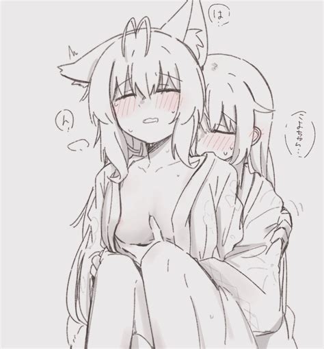Hakui Koyori And Kazama Iroha Hololive Drawn By Hzyka Danbooru