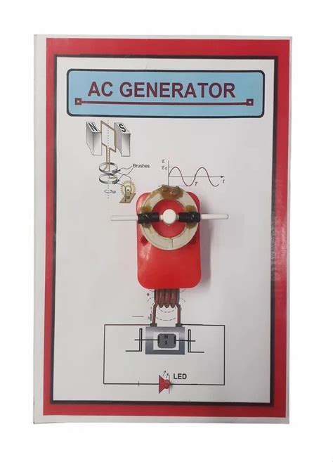 Physics Ac Generator A4 Size Project Wood At ₹ 600 In New Delhi Id 12878922462