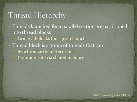 Ppt Cuda Lecture 4 Cuda Programming Basics Powerpoint Presentation Free Download Id2404670