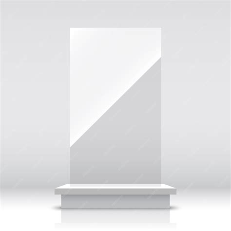 Premium Vector Empty Glass Trophy Award