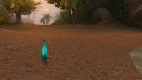 Half Buried Bottle Object Cataclysm Classic