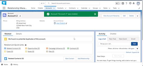 How To Create An Account In Salesforce Lightning