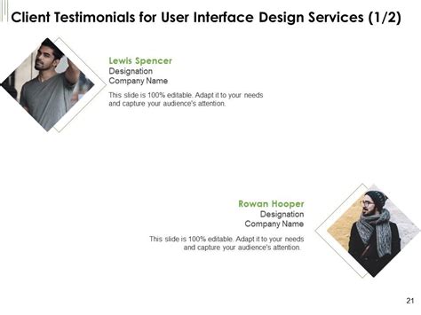 user interface design proposal powerpoint presentation slides