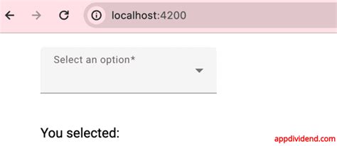 Angular 18 Material Select Dropdown Step By Step Guide