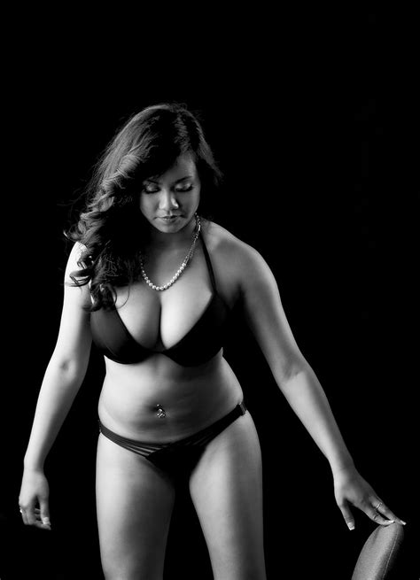 Busty Babe Takes A Chair Doing A Little Black And White Flickr