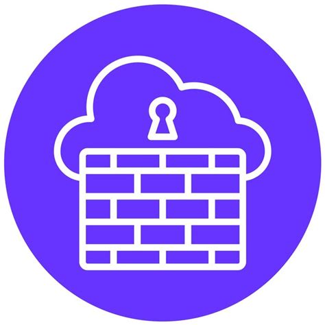 Premium Vector Vector Design Firewall Cloud Security Icon Style