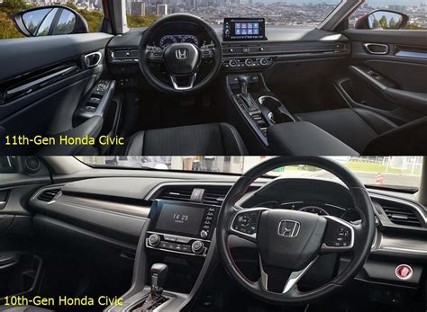 11th Generation All New Honda Civic Vs 10th Generation Honda Civic