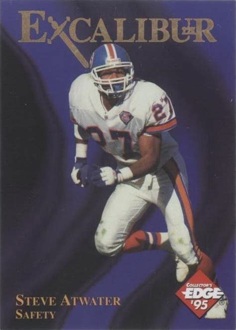 1995 Collectors Edge Excalibur 22k Steve Atwater 5 For Sale Online
