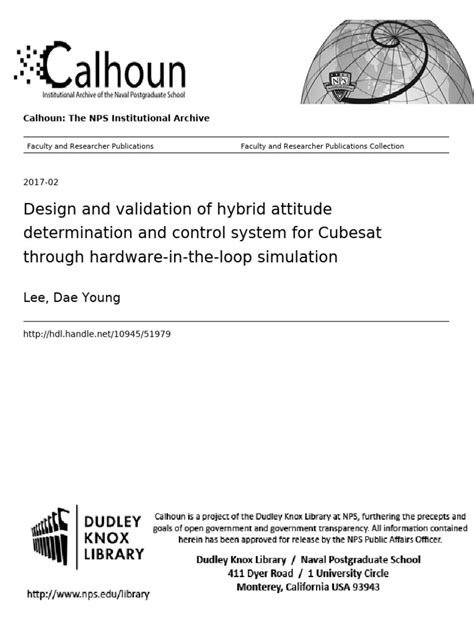 Design And Validation Of Hybrid Attitude Determination And Control