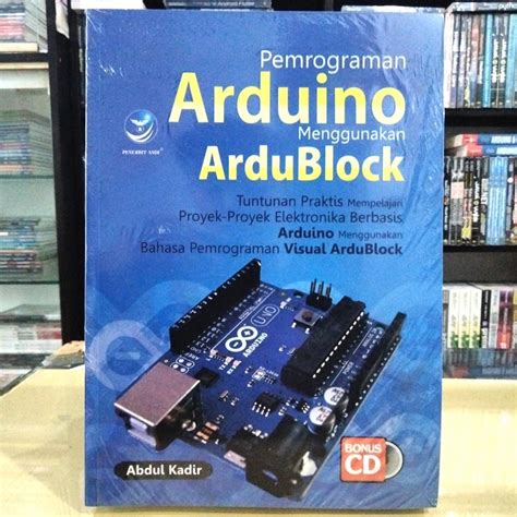 Jual Termurah Buku Pemrograman Arduino Menggunakan Ardublock Bonus Cd