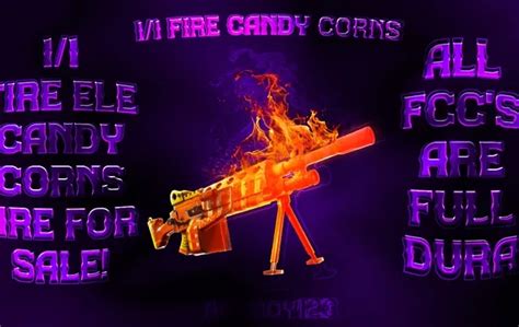 1x 1 1 Fire Candy Corn Fortnite Game Items Gameflip