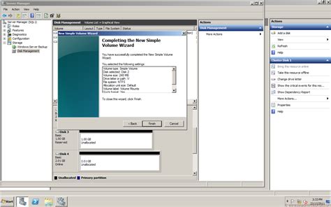 Windows Failover Cluster Volume Mount Points