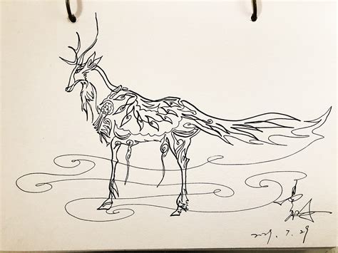 羊一笔画线切割 线切割一笔画 大山谷图库