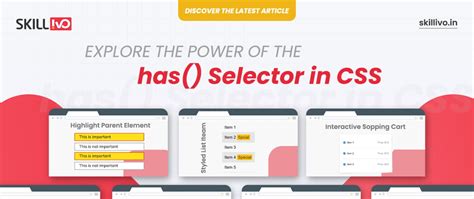 Exploring The Has Selector In Css Dev Community