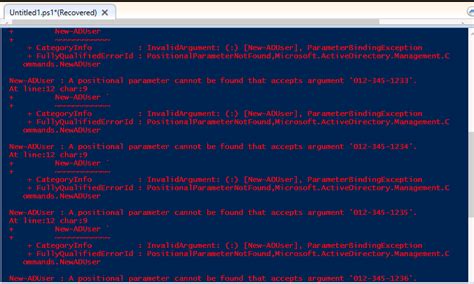Creating User Accounts From A Csv File In Powershell Powershell