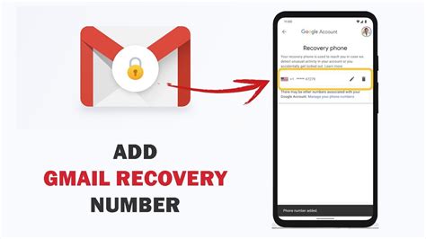 How To Add Recovery Number And Email In Gmail Gmail Account Youtube