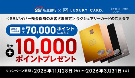 クレジットカード Sbi新生銀行
