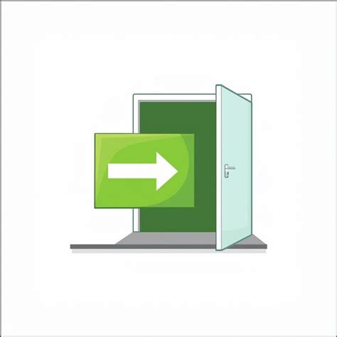 exit icon premium ai generated vector