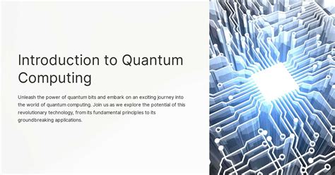 Introduction To Quantum Computing